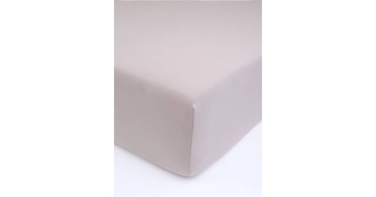 Jersey plachta s lycrou Deluxe 220 × 200 cm – cappuccino | MKLozkoviny.sk
