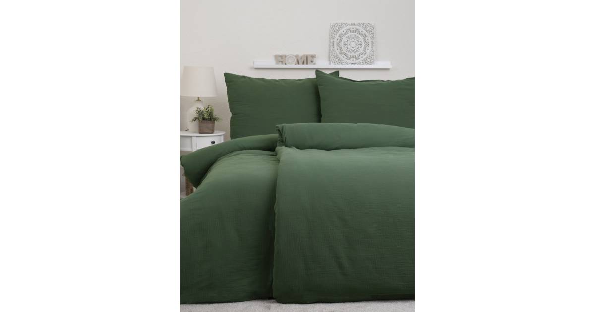 Mušelínové obliečky – Alexia zelené | MK Lôžkoviny.sk