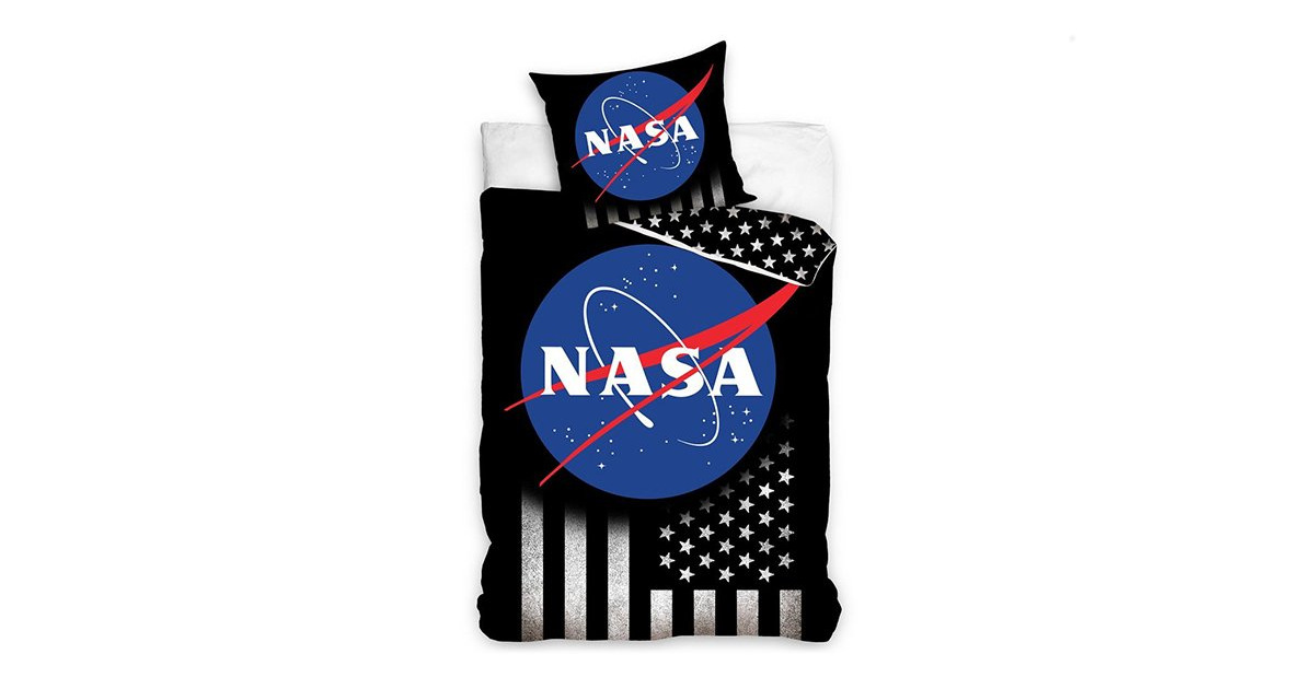 Detské bavlnené obliečky – NASA Silver Stars | MKLozkoviny.sk