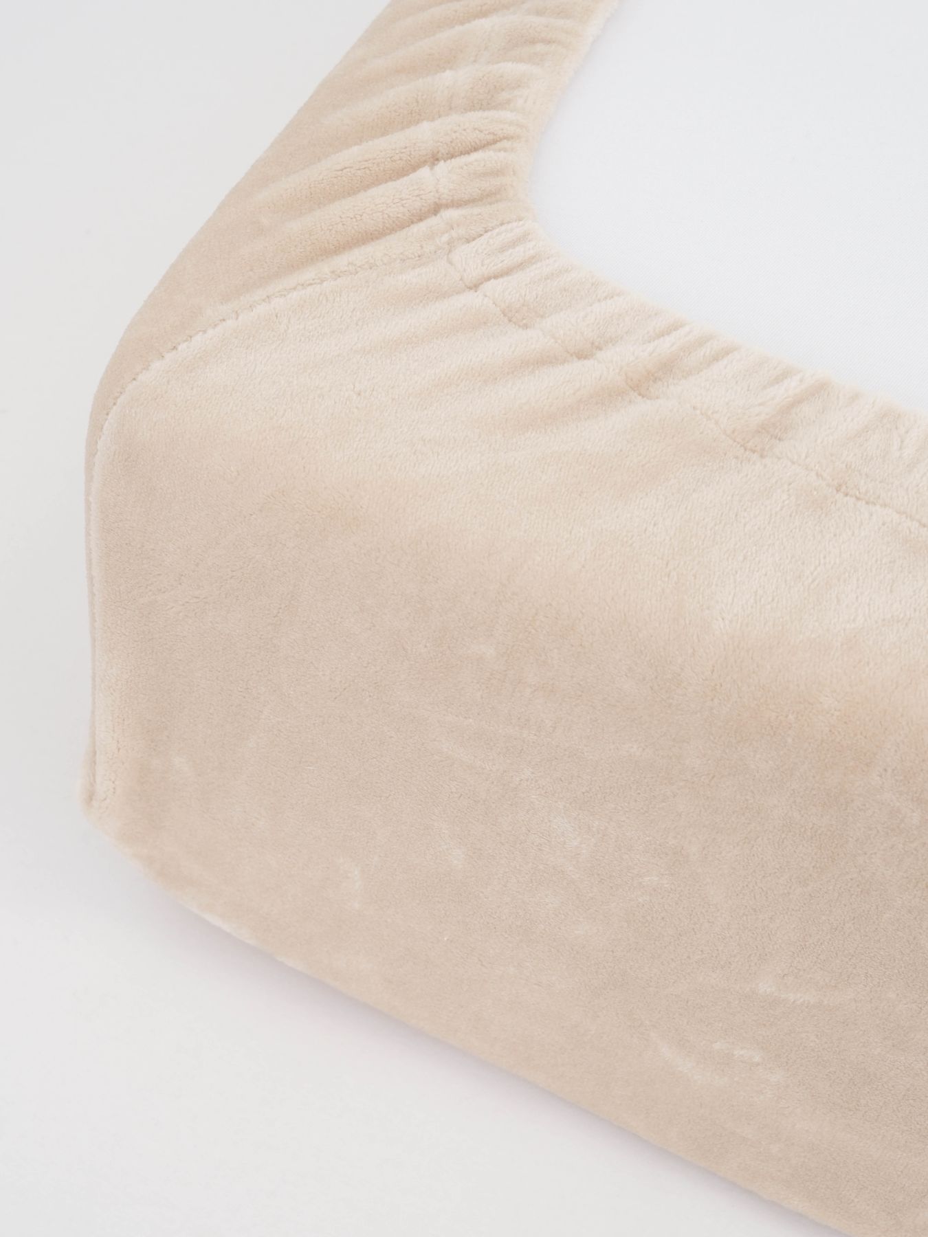 Plachta mikroplyš Deluxe do postieľky 60 x 120 cm - mandľové ...