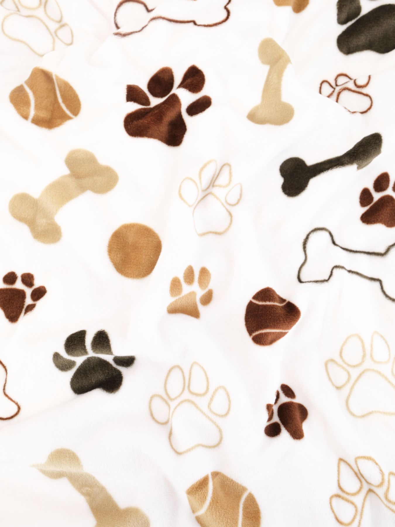 Obliečky mikroplyš Exclusive – Psie labky biele | MKLozkoviny.sk