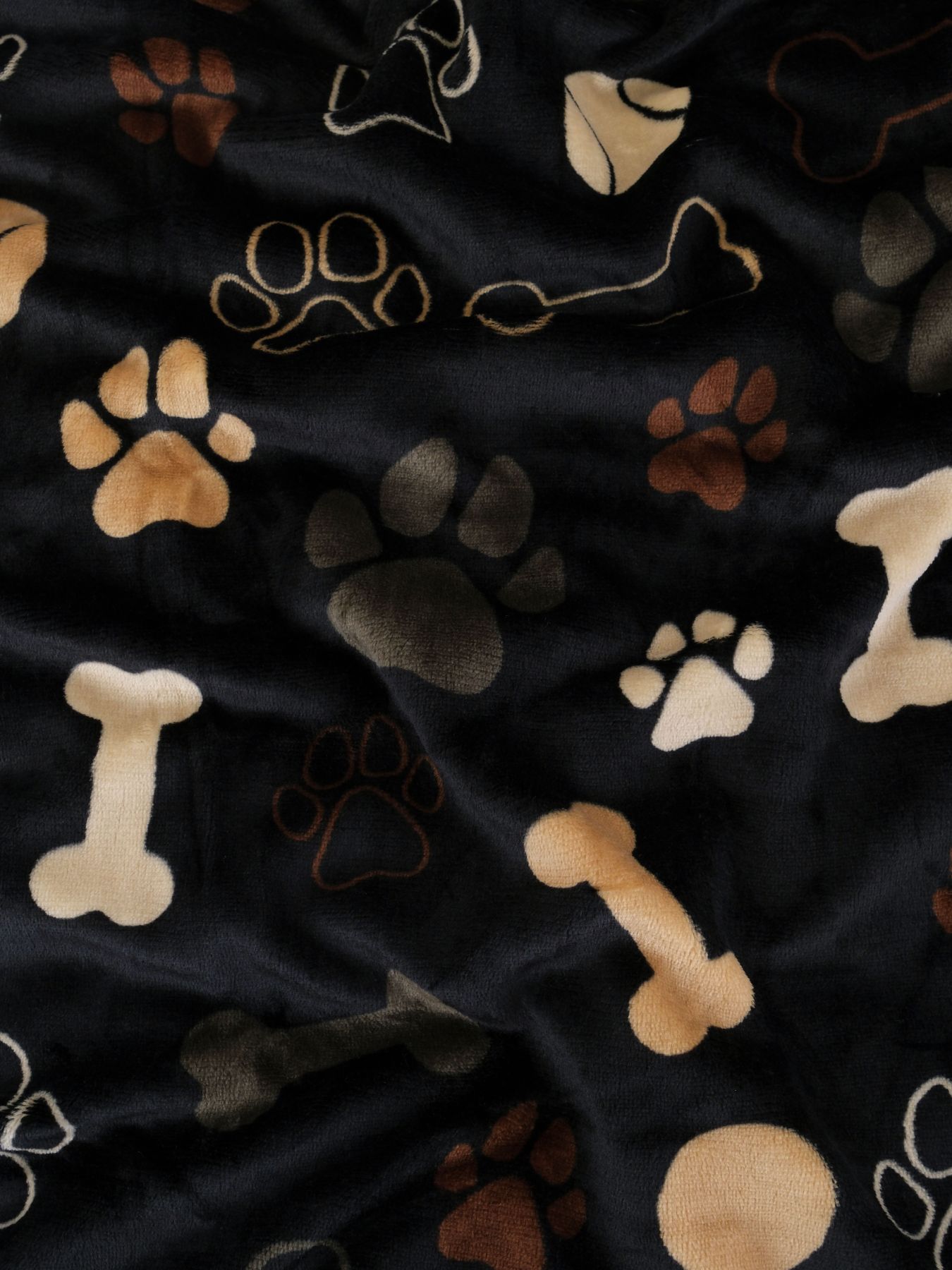 Obliečky mikroplyš Exclusive – Psie labky čierne | MKLozkoviny.sk