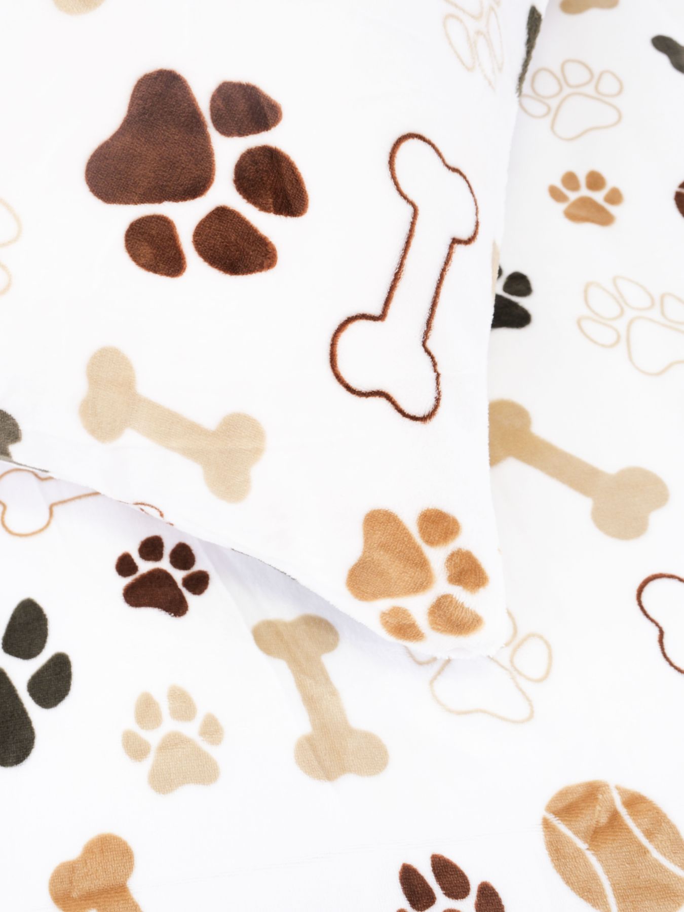 Obliečky mikroplyš Exclusive – Psie labky biele | MKLozkoviny.sk