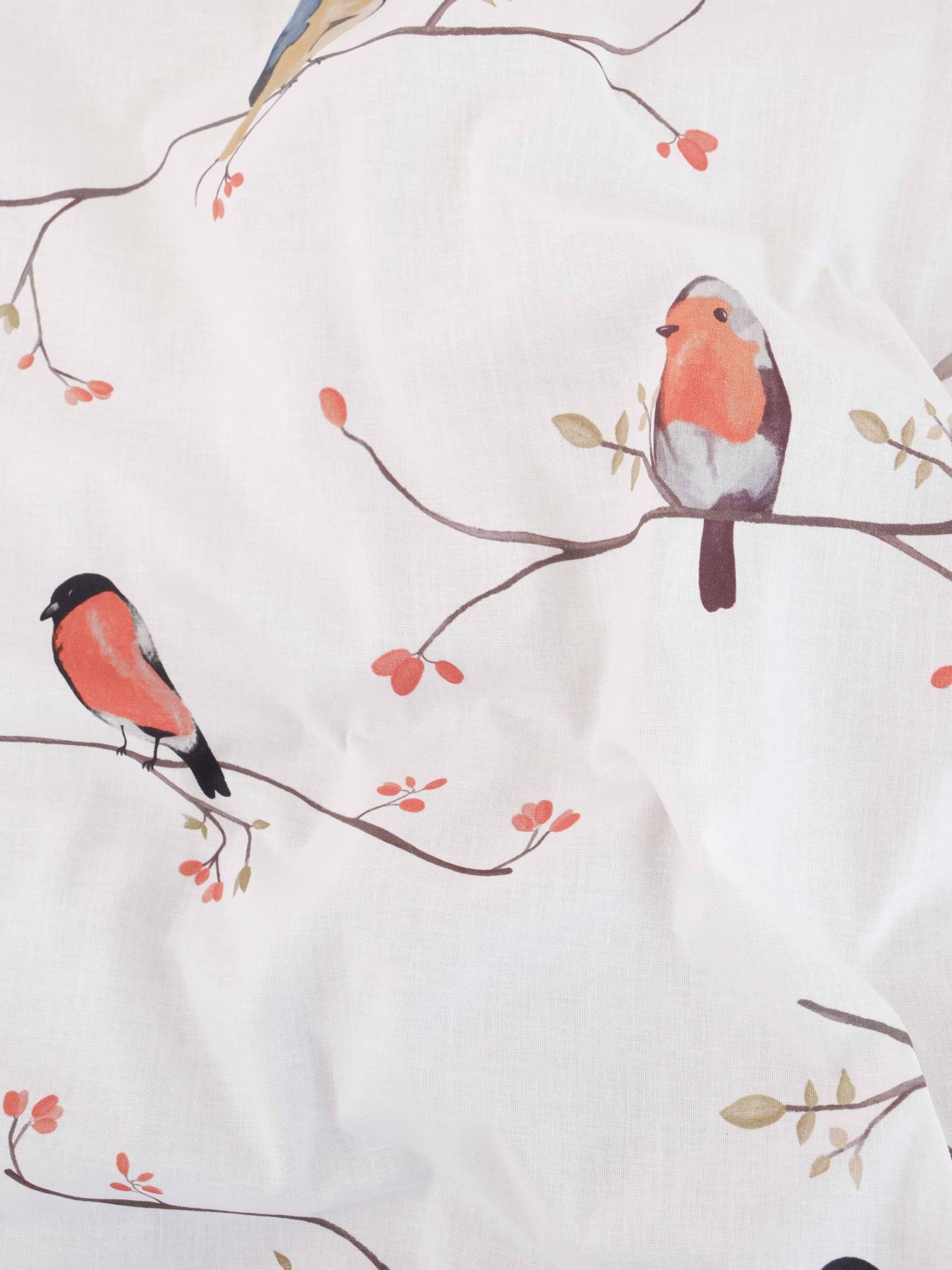 Bavlnená obliečka na vankúš Renforcé 50 × 70 cm - Vtáčiky | MKLozkoviny.sk